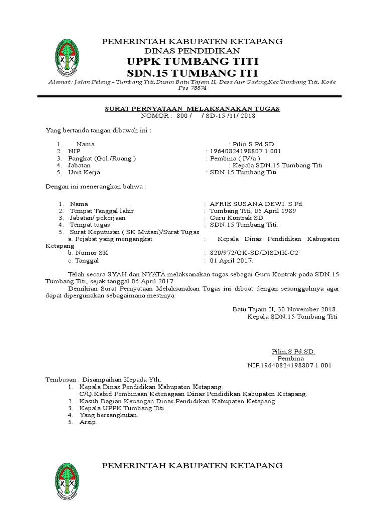 SPMT (Perpanj. KTRK) - Do'o | PDF