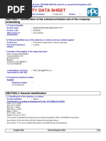 PS 870 B2 Safety Data Sheet | PDF | Toxicity | Chemical Reactions