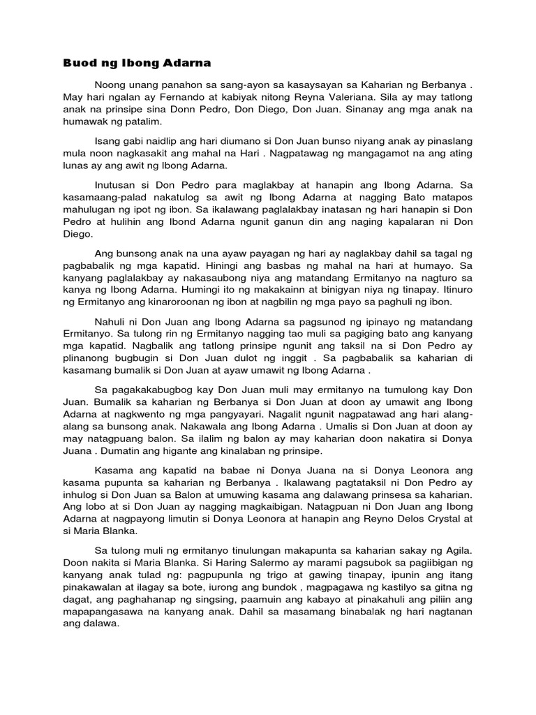Ibong Adarna Ermitanyo