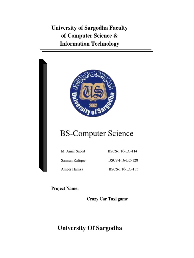 BS-Computer Science: University of Sargodha Faculty of Computer Science ...