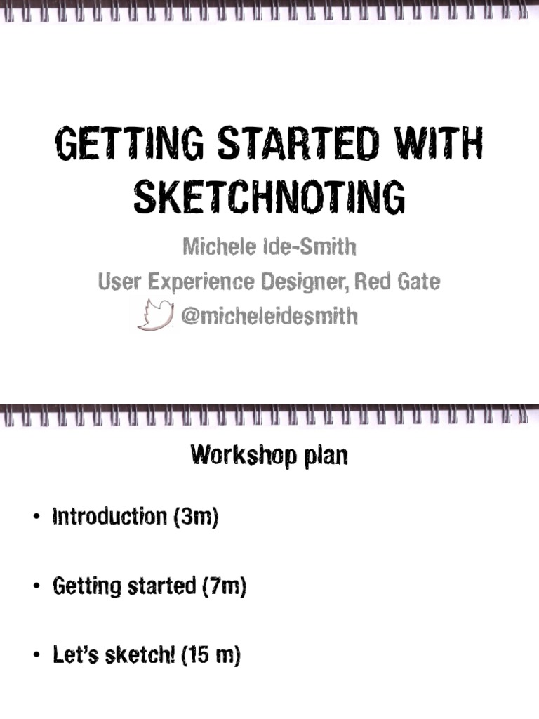 Sketchnoting Workshop Guide | PDF | Cognitive Science | Communication