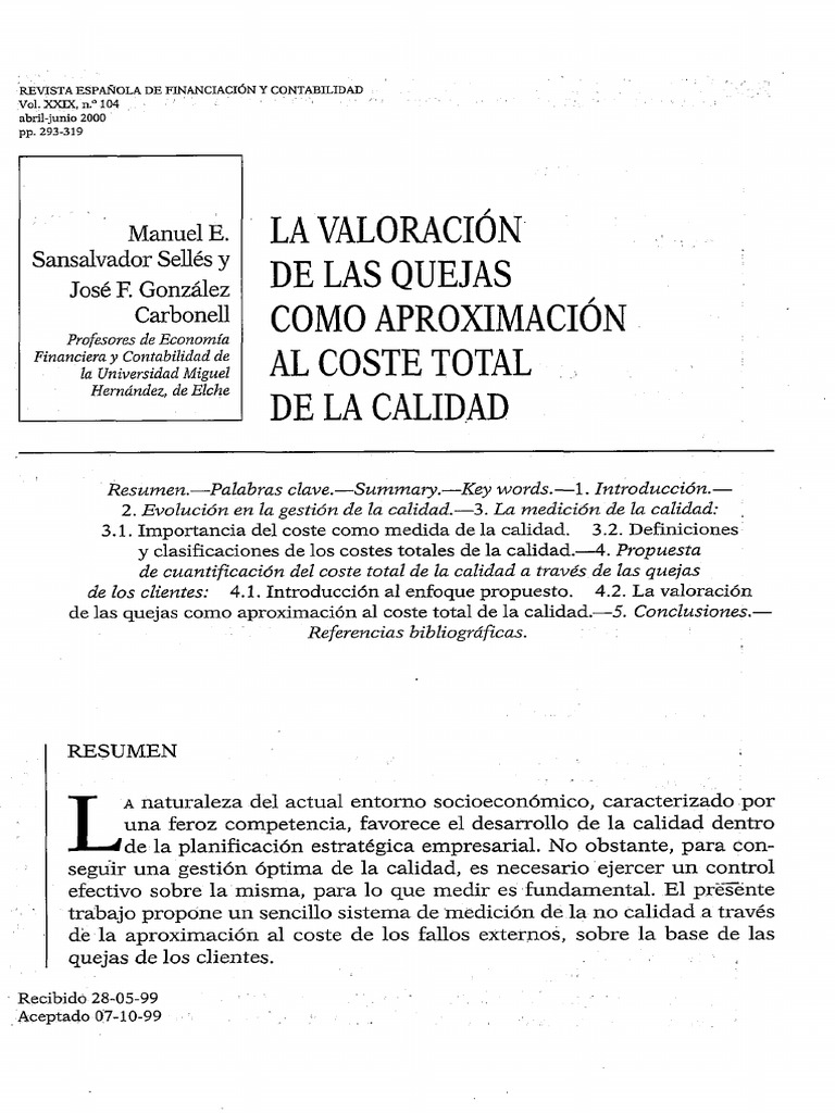 KKCC | PDF | Calidad (comercial) | Gestión de la calidad