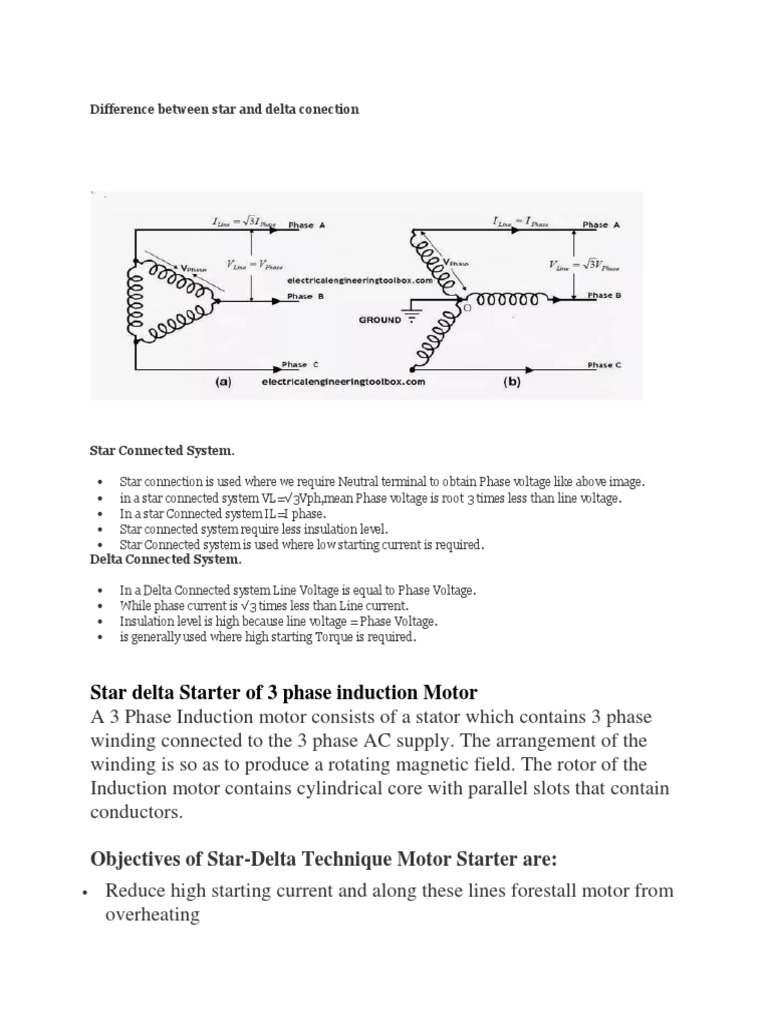 Star-Delta Starter Control Overview | PDF | Computers | Technology ...