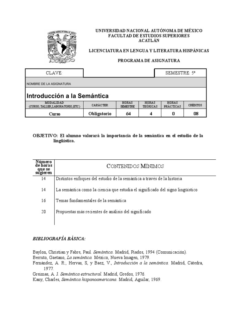Introducción a la Semántica en Lingüística | PDF | Semántica | Lingüística
