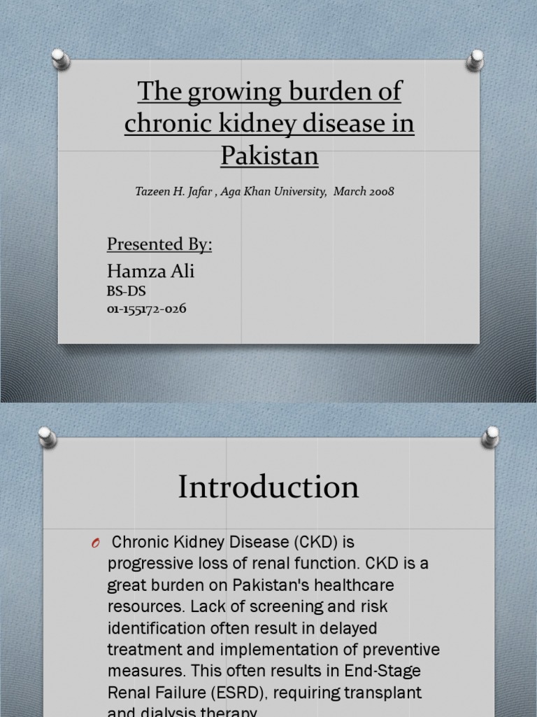 The National Trend Of The Burden Of Chronic Kidney Disease – CBRZ