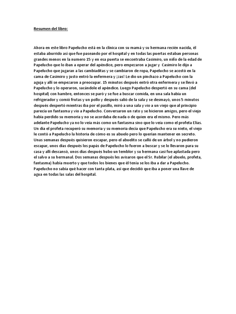 Resumen Del Libro | PDF