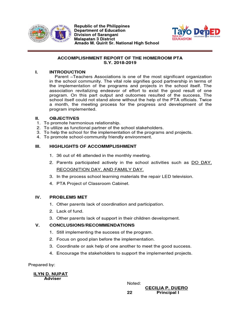 Hrpta Report | PDF | Education Theory | Communication