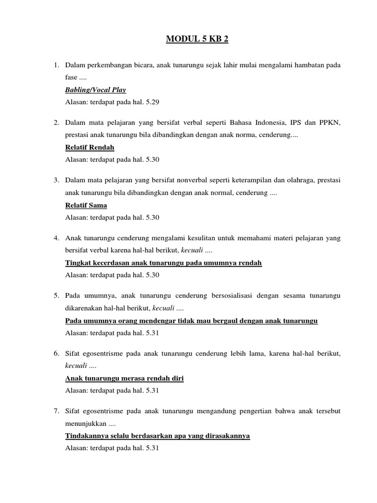 Modul 5 KB 2 | PDF | Kesehatan Holistik