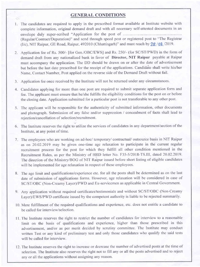 General Conditions | PDF | Government | Justice