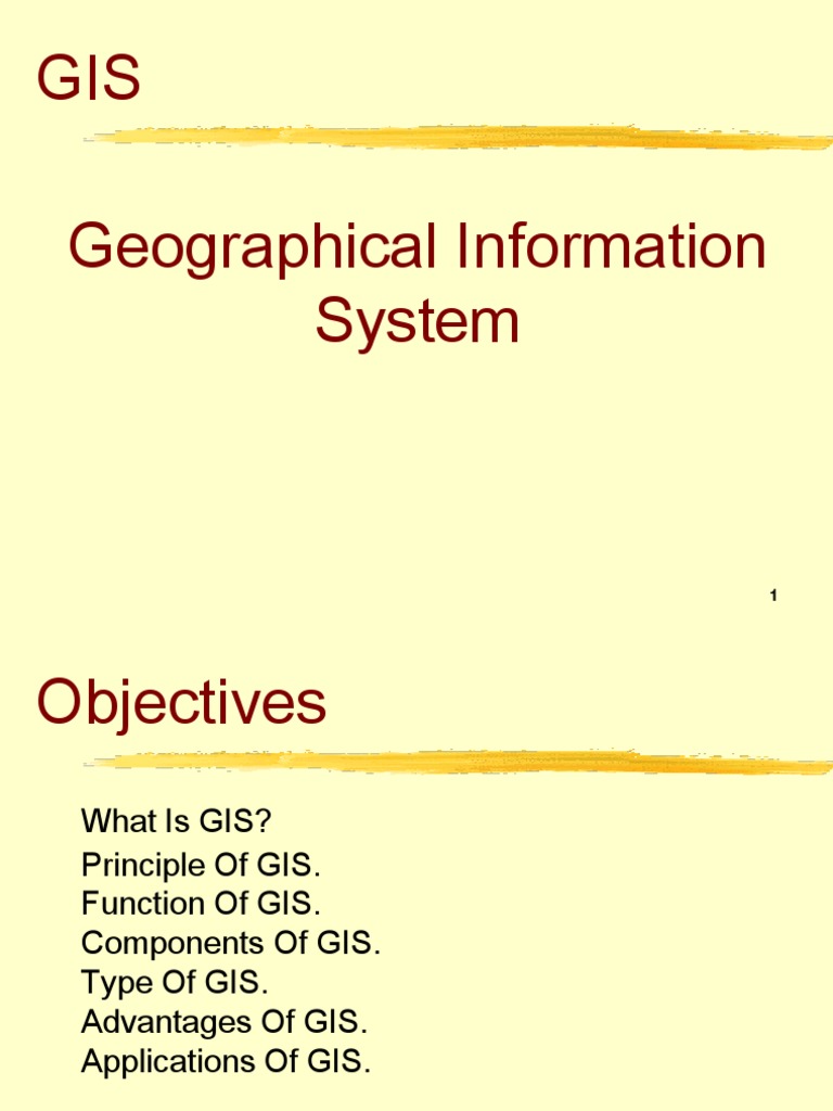 Application and Functions of GIS | PDF | Geographic Information System ...