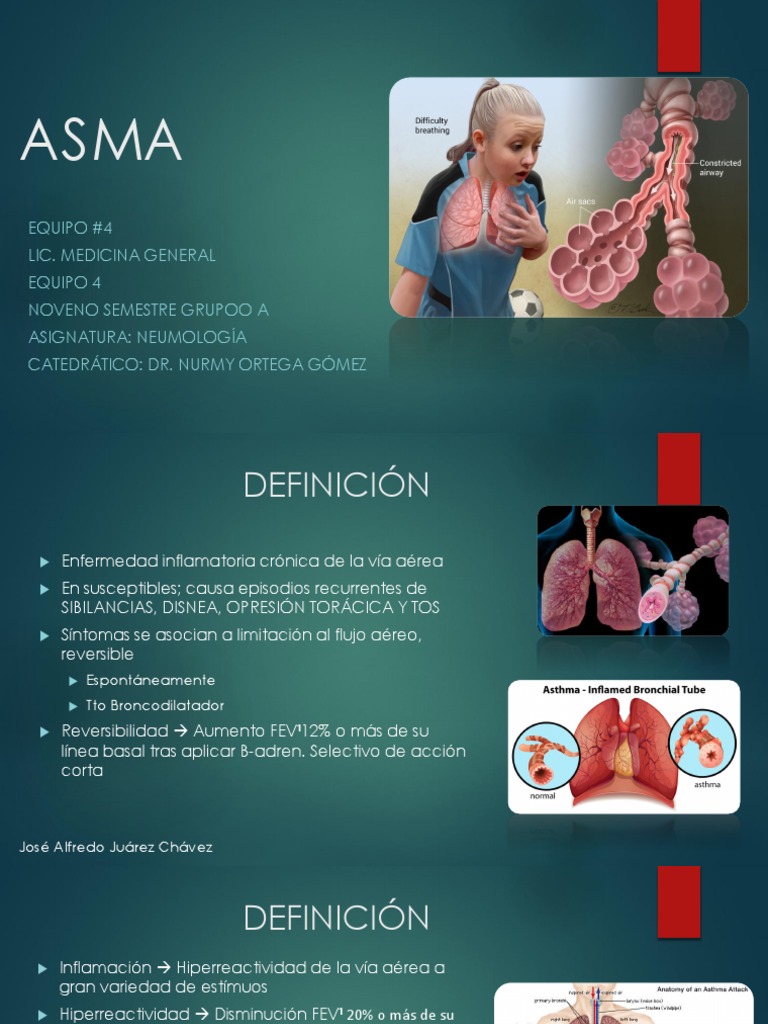 Asma: Factores de riesgo, patogenia y factores implicados en las ...