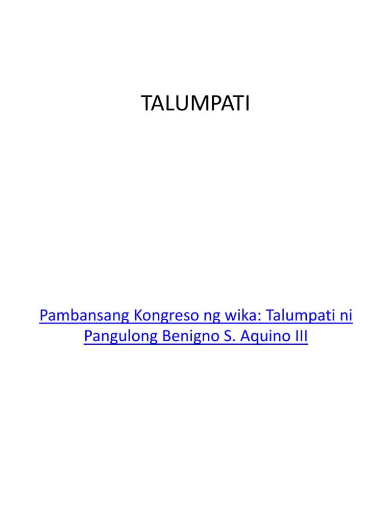 TALUMPATI | PDF