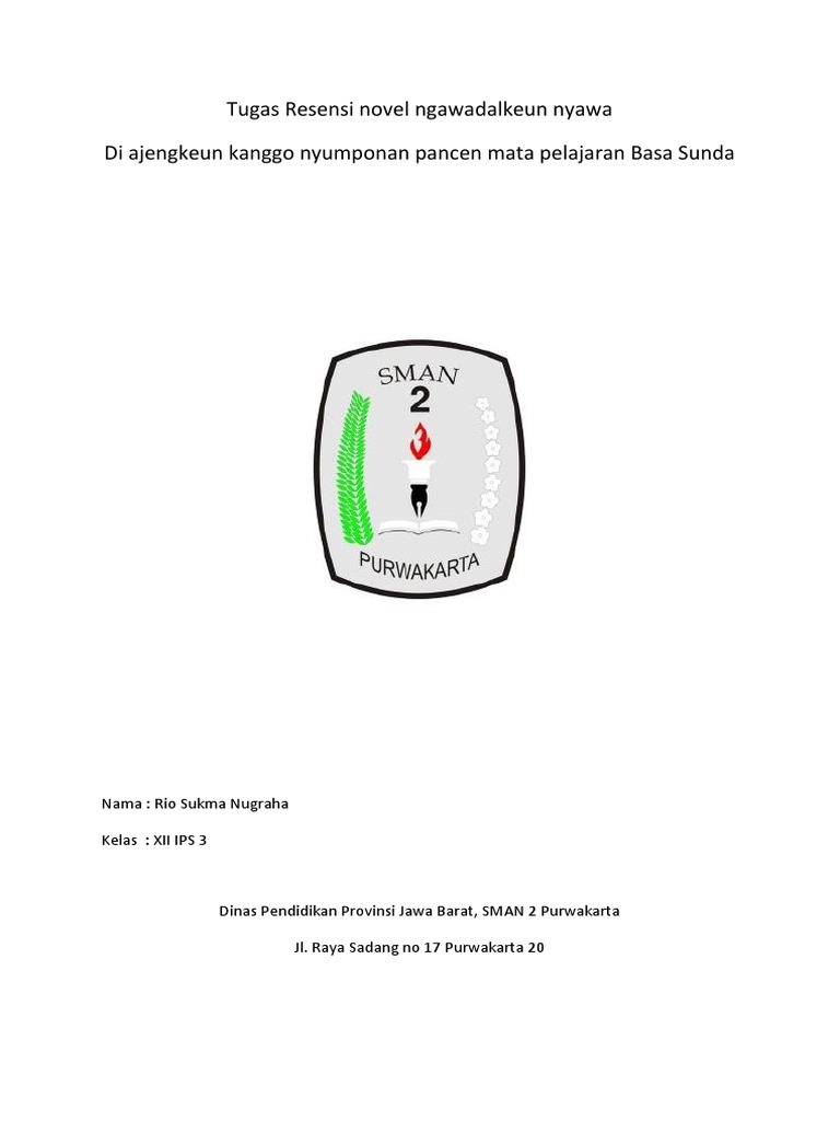 Resensi Novel Sunda | PDF