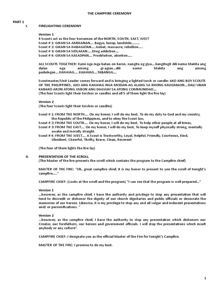 Camping Script | PDF | Hazards | Outdoor Recreation