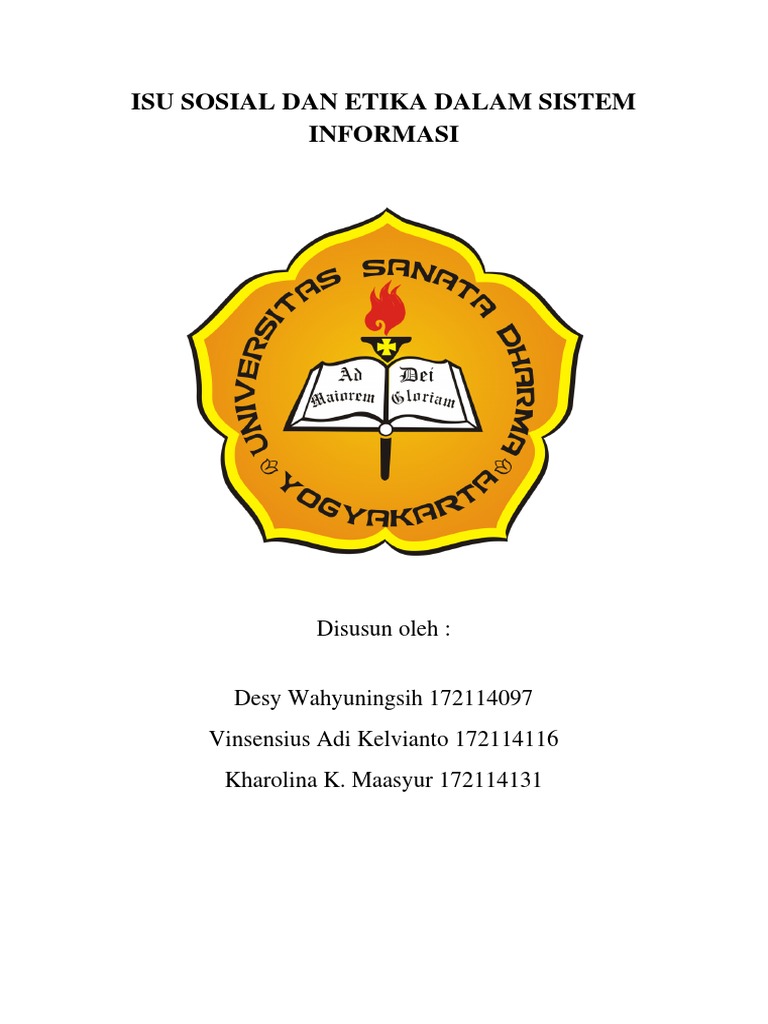 Isu Sosial Dan Etika Dalam Sistem Informasi | PDF