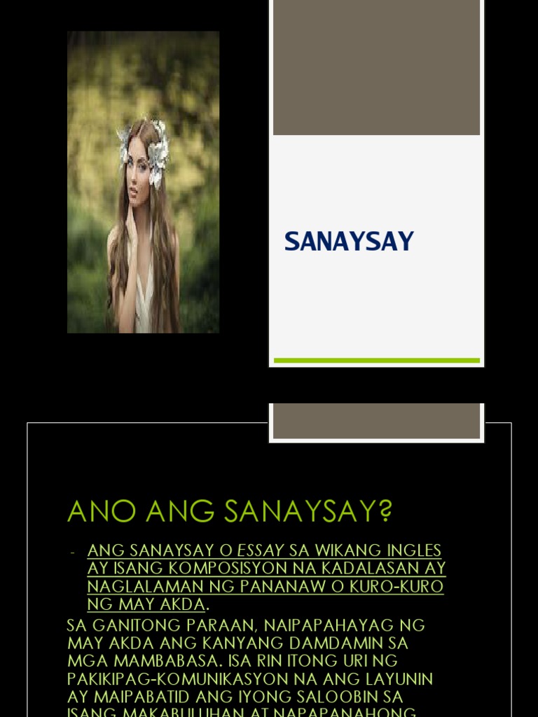 SANAYSAY | PDF