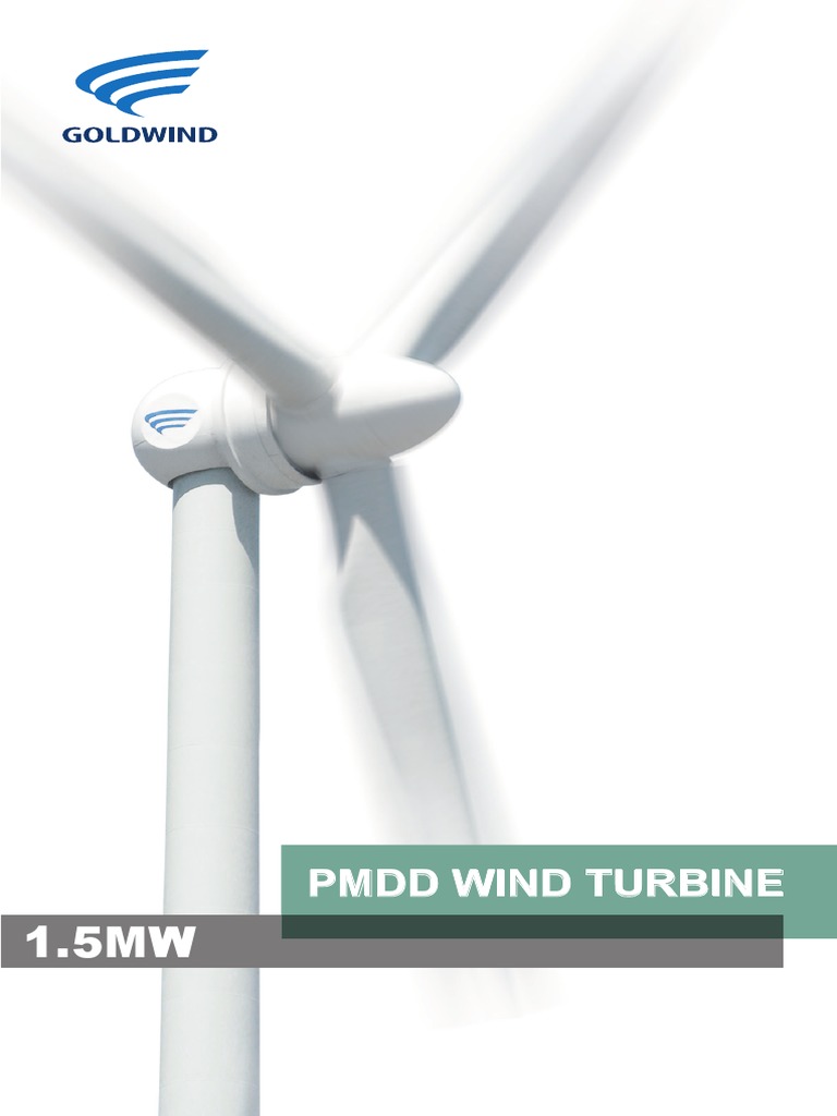 Goldwind 1.5MW PMDD Wind Turbine Specs | PDF | Wind Power | Wind Turbine