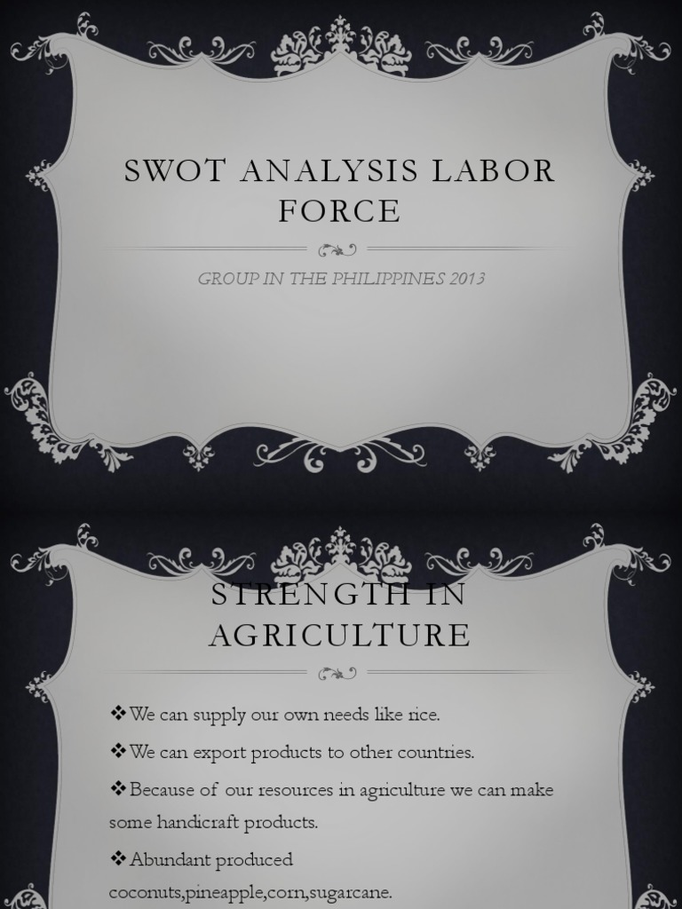 Swot Analysis Labor Force | PDF