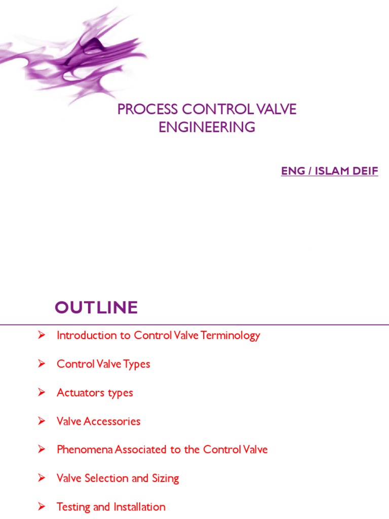 Process Control Valve Engineering | PDF | Valve | Control Theory