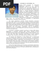 Sample Bionote | PDF