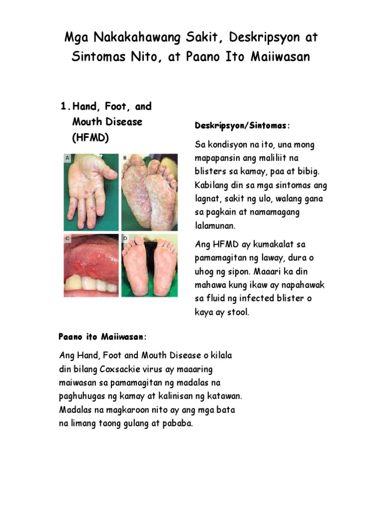 Mga Nakakahawang Sakit | PDF