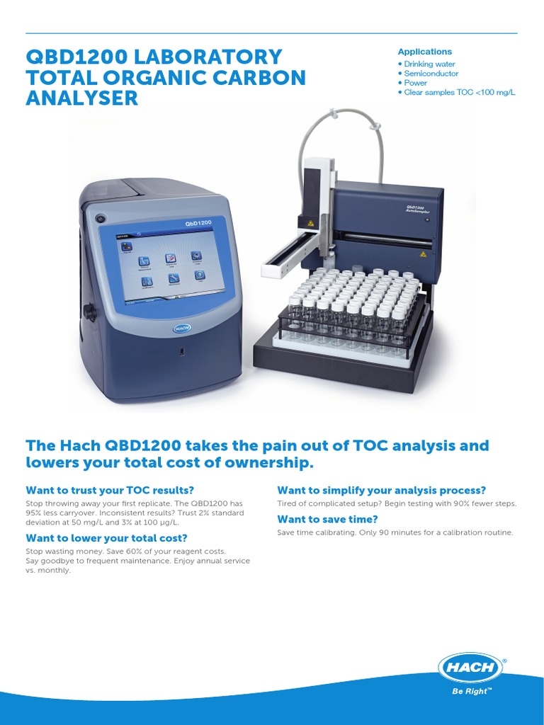 Hach Toc - Tic Manual | PDF | Total Organic Carbon | Physical Sciences