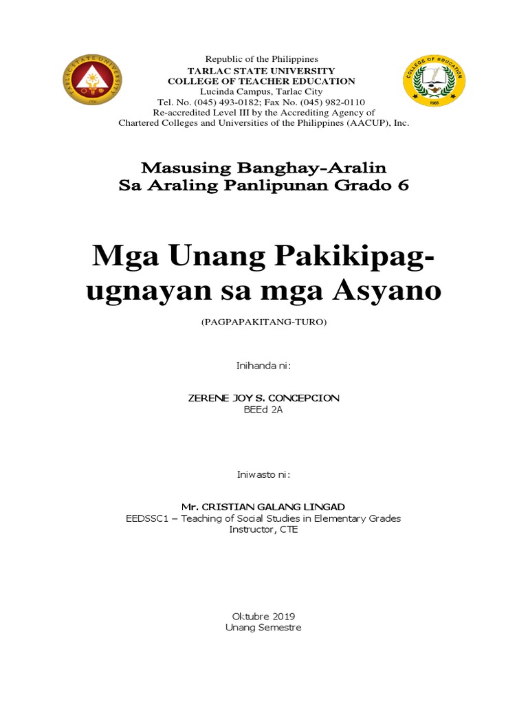 Lesson Plan Sample-Araling Panlipunan | PDF