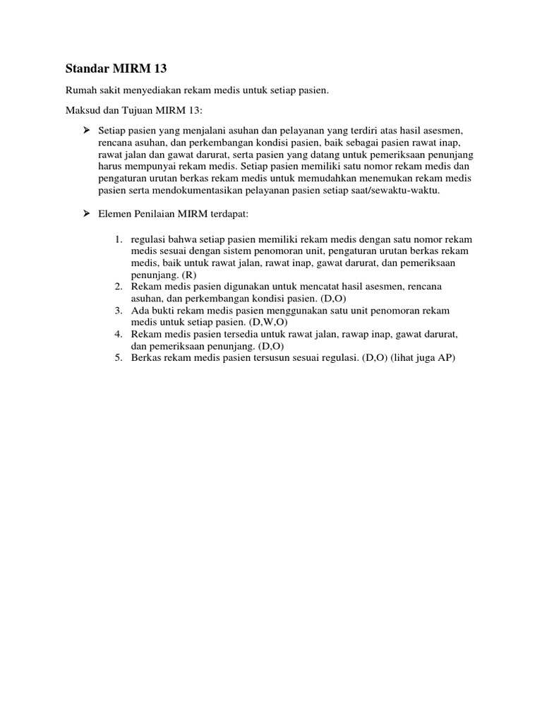 Standar Mirm 13 (Inayah) | PDF | Sains & Matematika