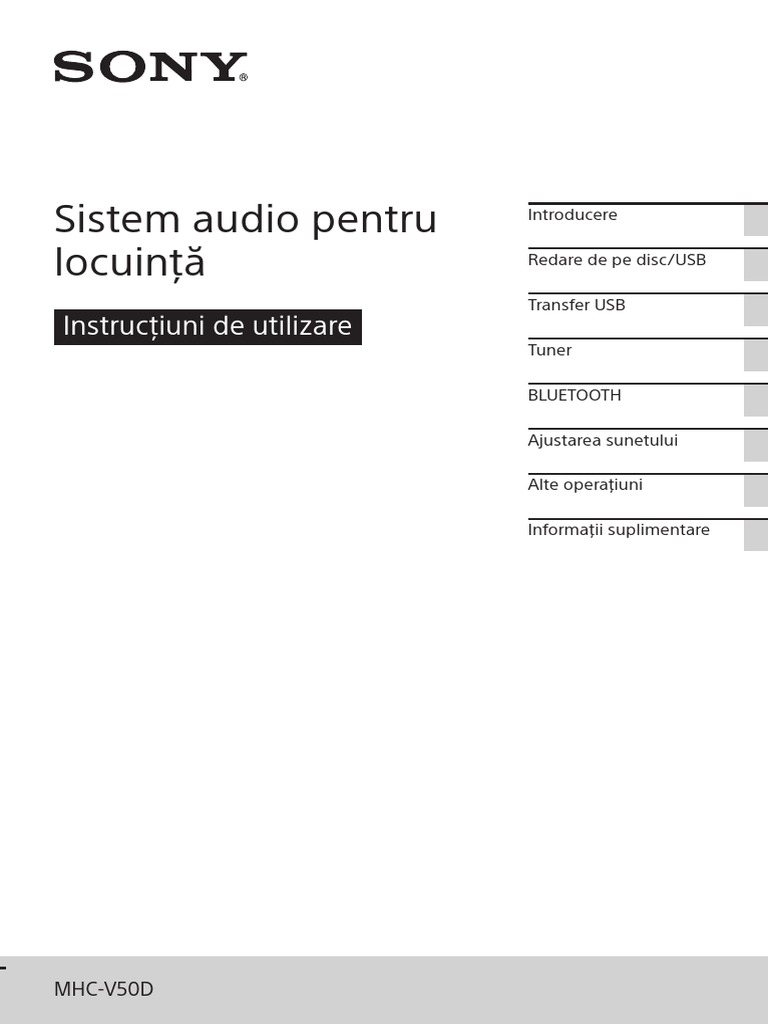Manual Combina Sony | PDF