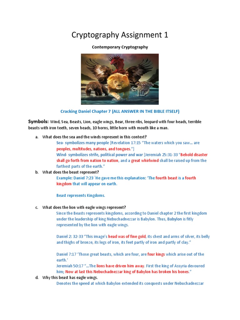 Cryptography Assignment 1: Symbols | PDF