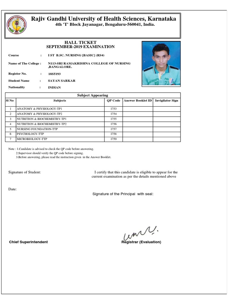Rajiv Gandhi University of Health Sciences, Karnataka: 4th 'T' Block ...