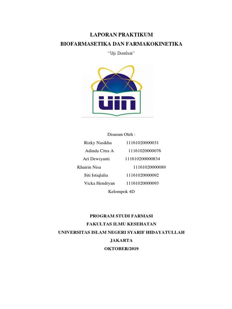 Uji Disolusi Tablet Parasetamol | PDF