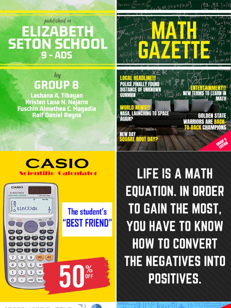 Math Gazette 2 | PDF | Nature
