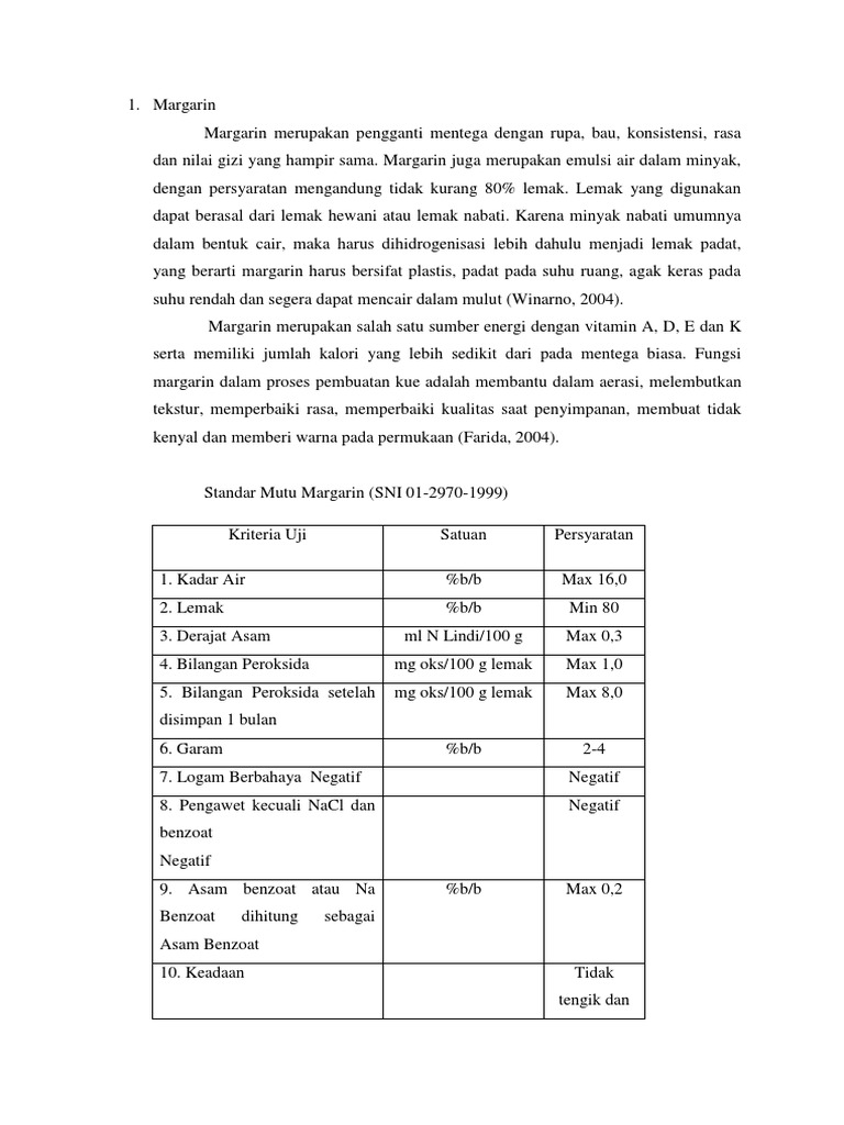 Margarin Dan Gula | PDF