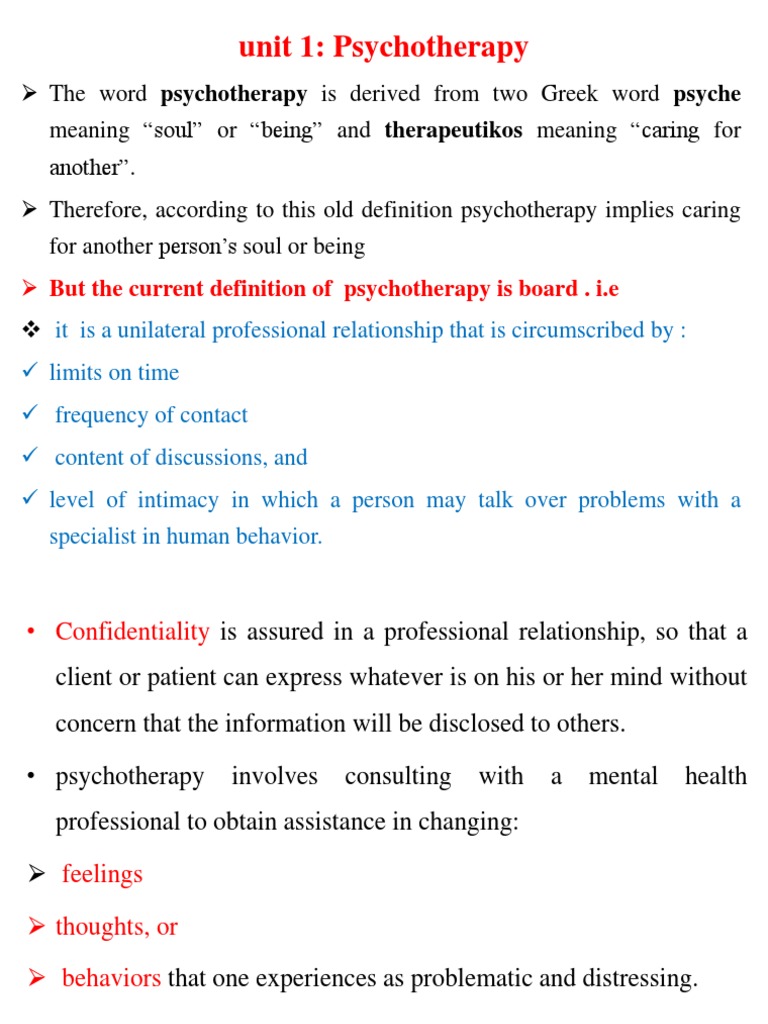 Understanding Psychotherapy Basics | PDF | Family Therapy | Group ...