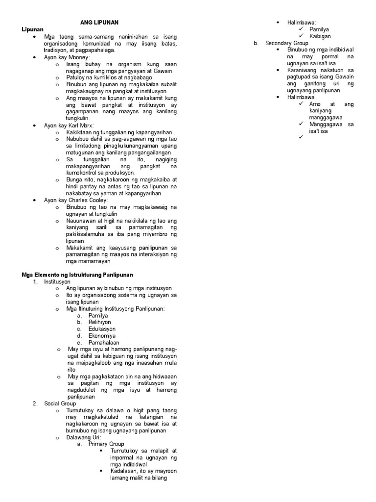 Grade 10 AP Reviewer | PDF