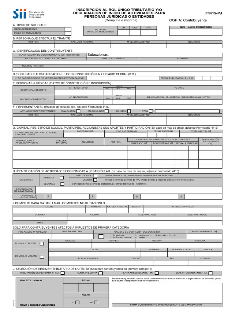 F4415 PJ | PDF | Impuestos | Conceptos legales