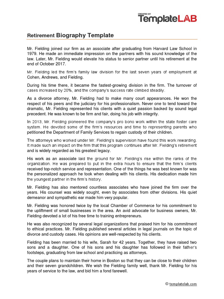 Sample Retirement Speech | PDF | Lawyer | Virtue