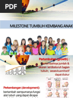Milestones Perkembangan Anak | PDF
