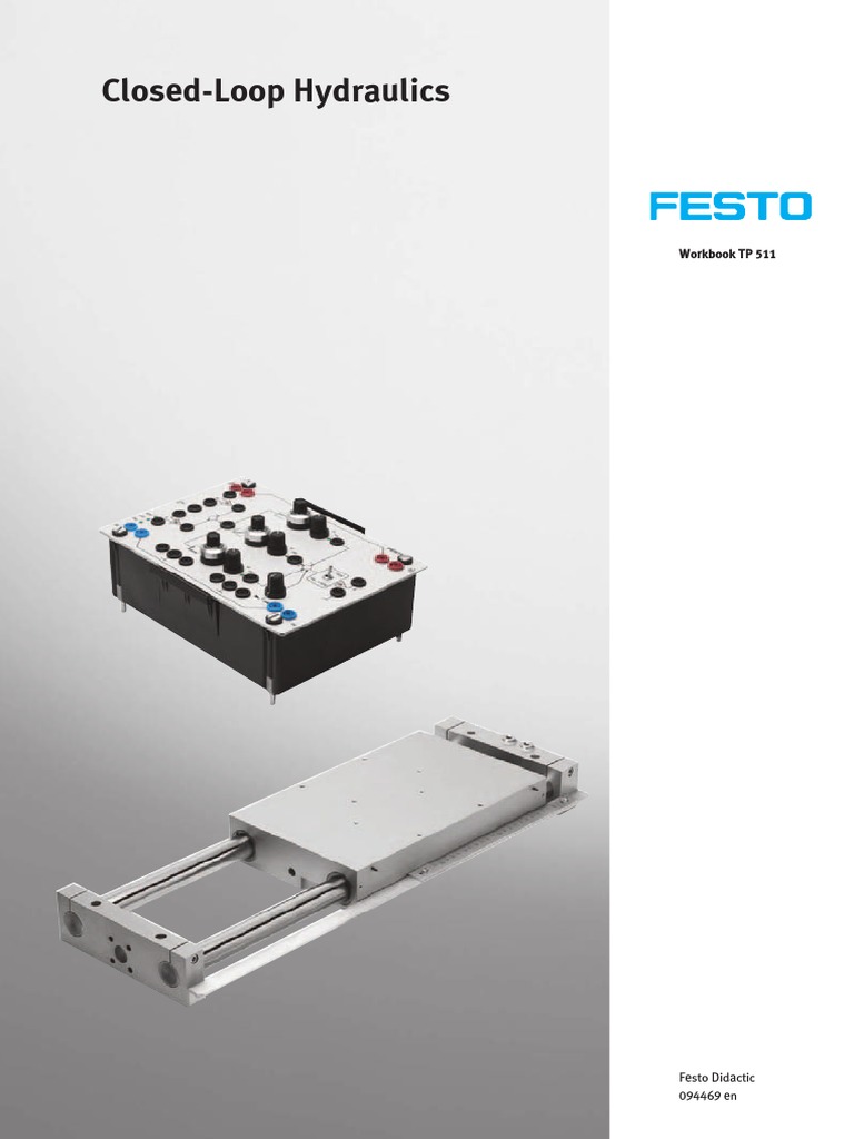 Closed-Loop Hydraulics: Workbook TP 511 | PDF | Control Theory | Valve