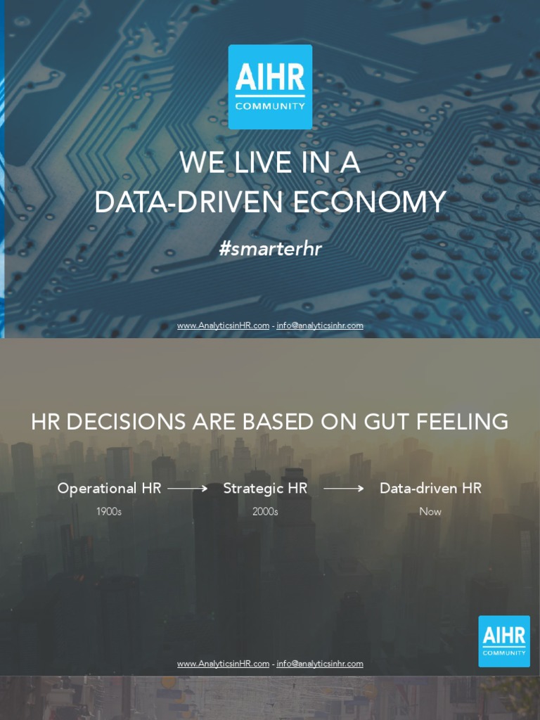 Data Driven Economy | Download Free PDF | Analytics | Turnover (Employment)
