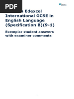 Edexcel IGCSE English Language Imaginative Writing Tasks | PDF | Home ...