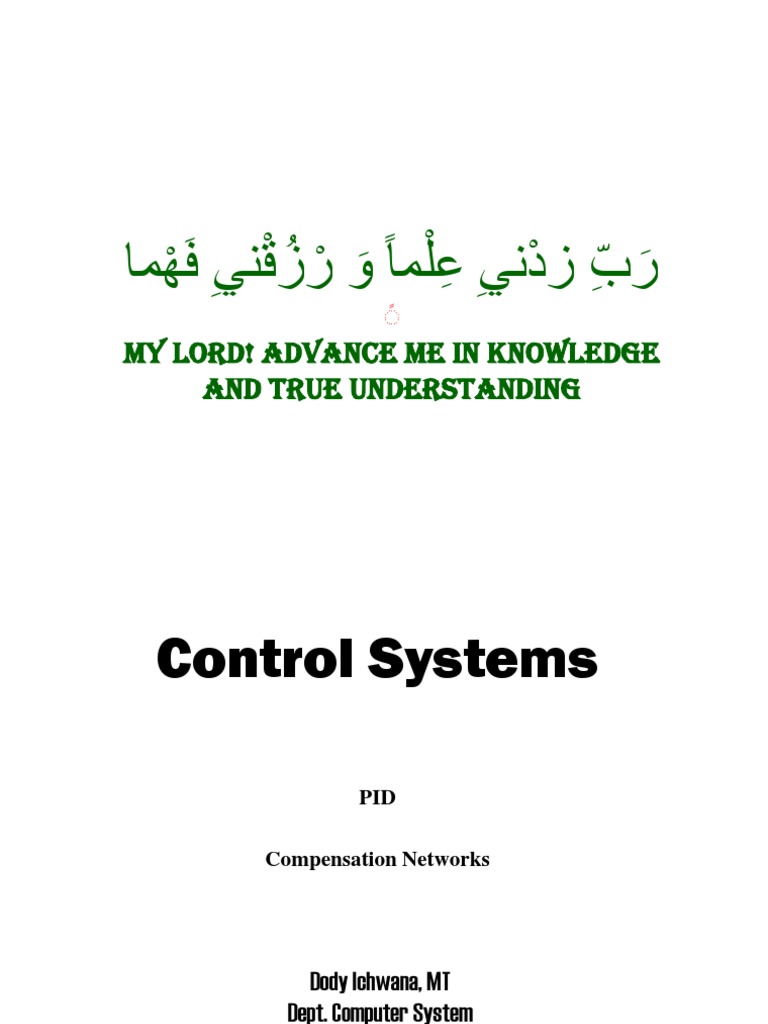 PID Control | PDF | Control Theory | Control System