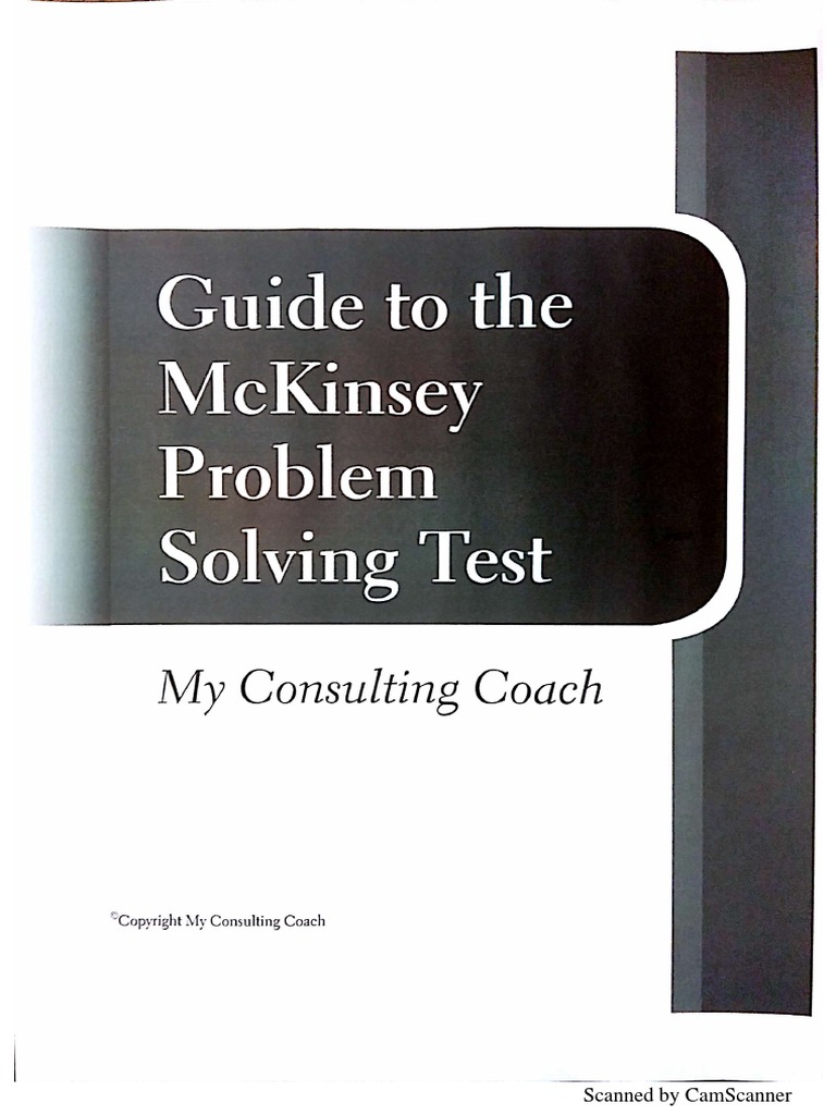 Guide McKinsey PST PDF | PDF Guide McKinsey PST PDF | PDF
