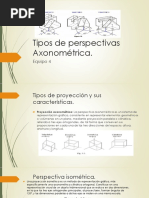 Proyección Dimétrica | PDF | Perspectiva (Gráfica) | Geometría
