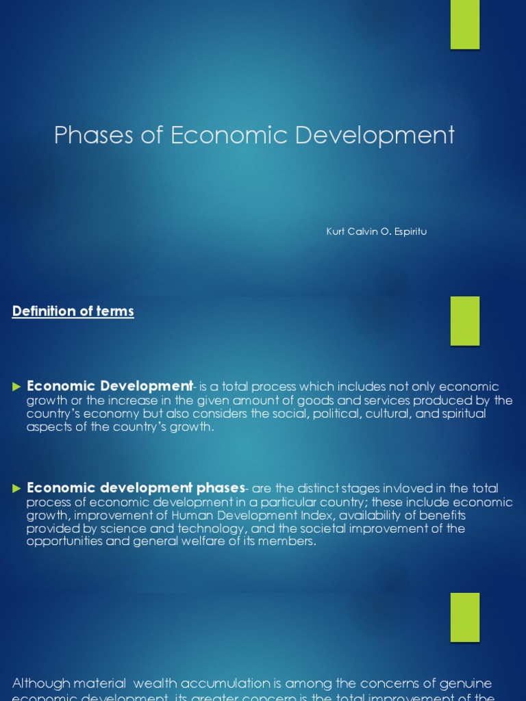 Phases of Economic Development | PDF | Millennium Development Goals ...