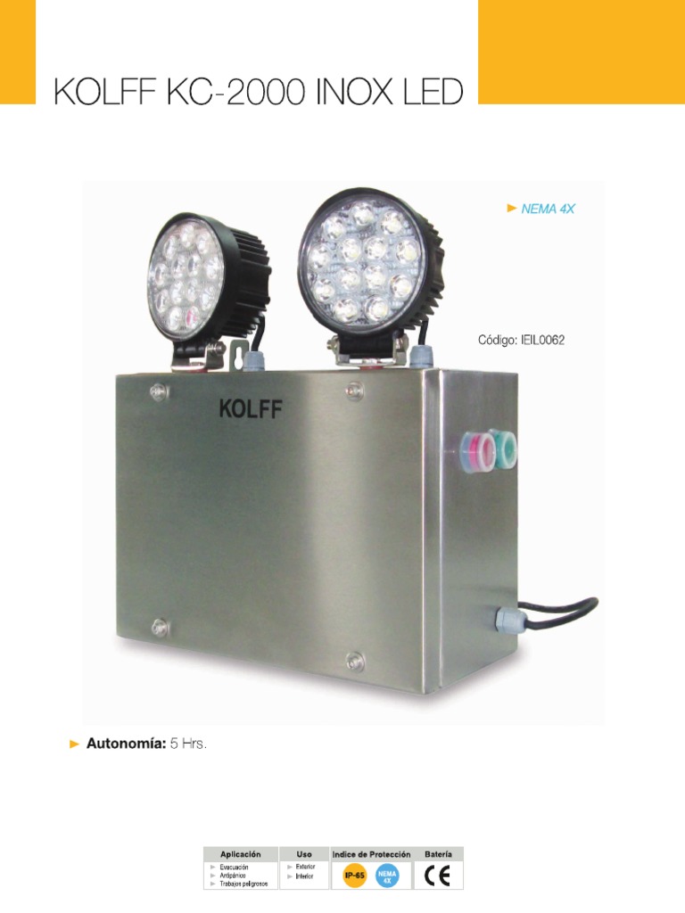 KC 2000 Inox Led | PDF