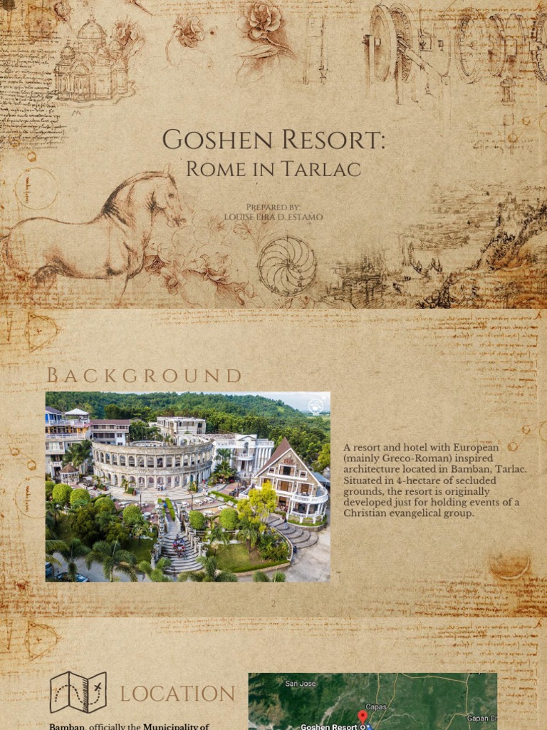 Goshen Resort:: Rome in Tarlac | PDF | Architectural Design | Architecture