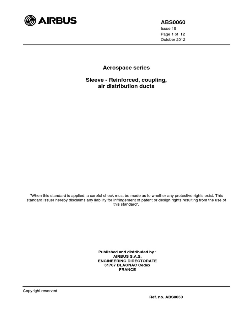 Published and Distributed By: Airbus S.A.S. Engineering Directorate ...