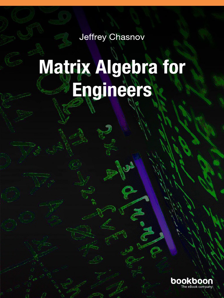Matrix Algebra For Engineers | PDF | Matrix (Mathematics) | Determinant